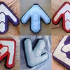Dance Dance Revolution DDR Arrow Stickers - Etsy
