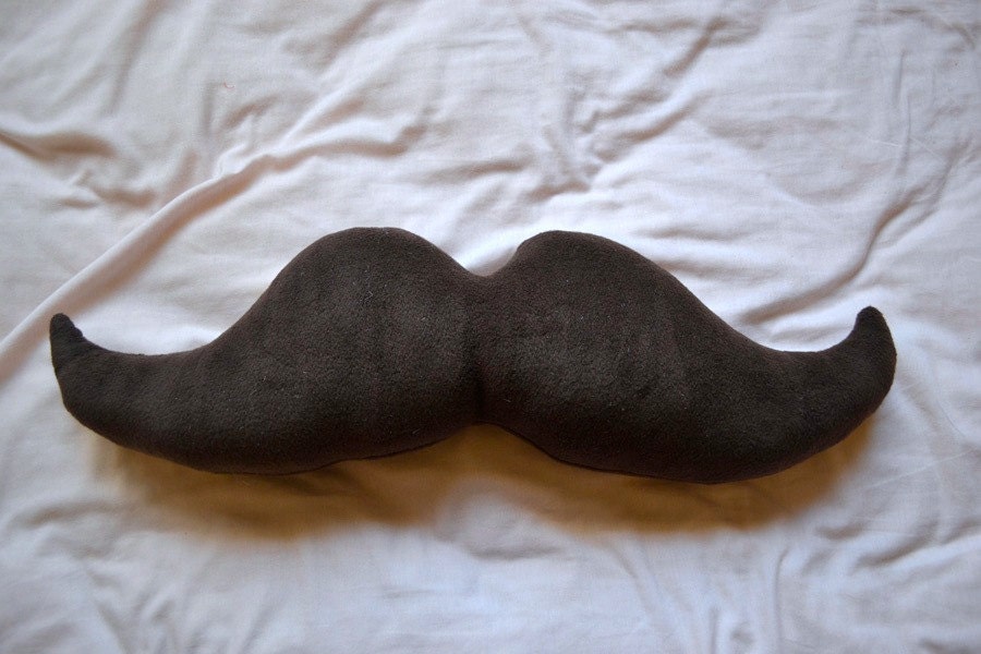 The Most Dapper Moustache Pillow in All the Land - Etsy