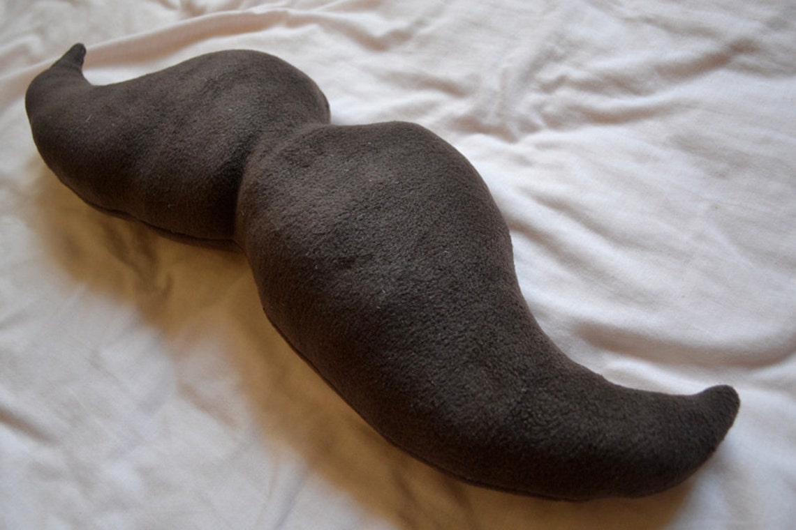 The Most Dapper Moustache Pillow in All the Land - Etsy