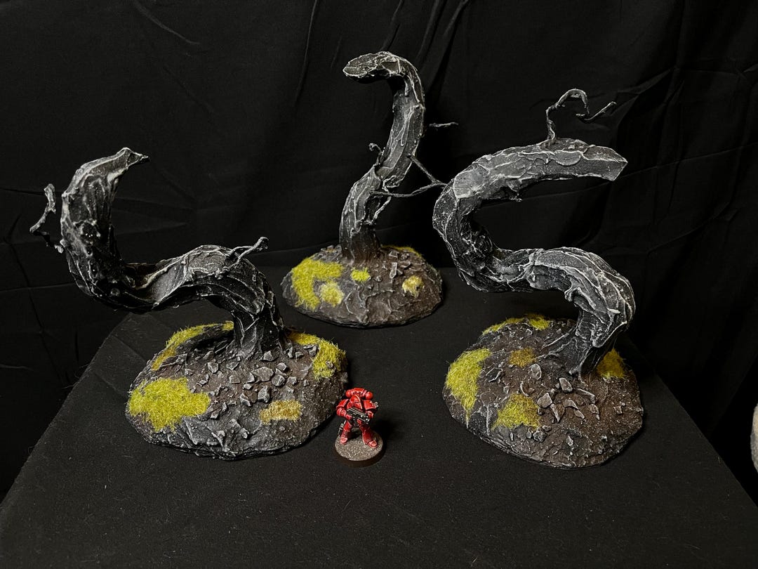 Trees Wargaming Scatter Terrain Set Fully Painted Compatible With ...