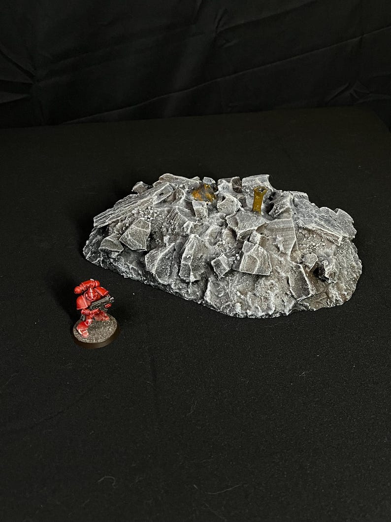 Wargaming Terrain Rubble Piles Ruined Building Remains Compatible With ...