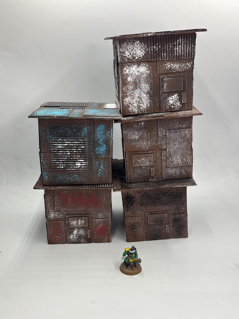 Wargaming Terrain Scrap Hutts Building Compatible With Necromunda ...