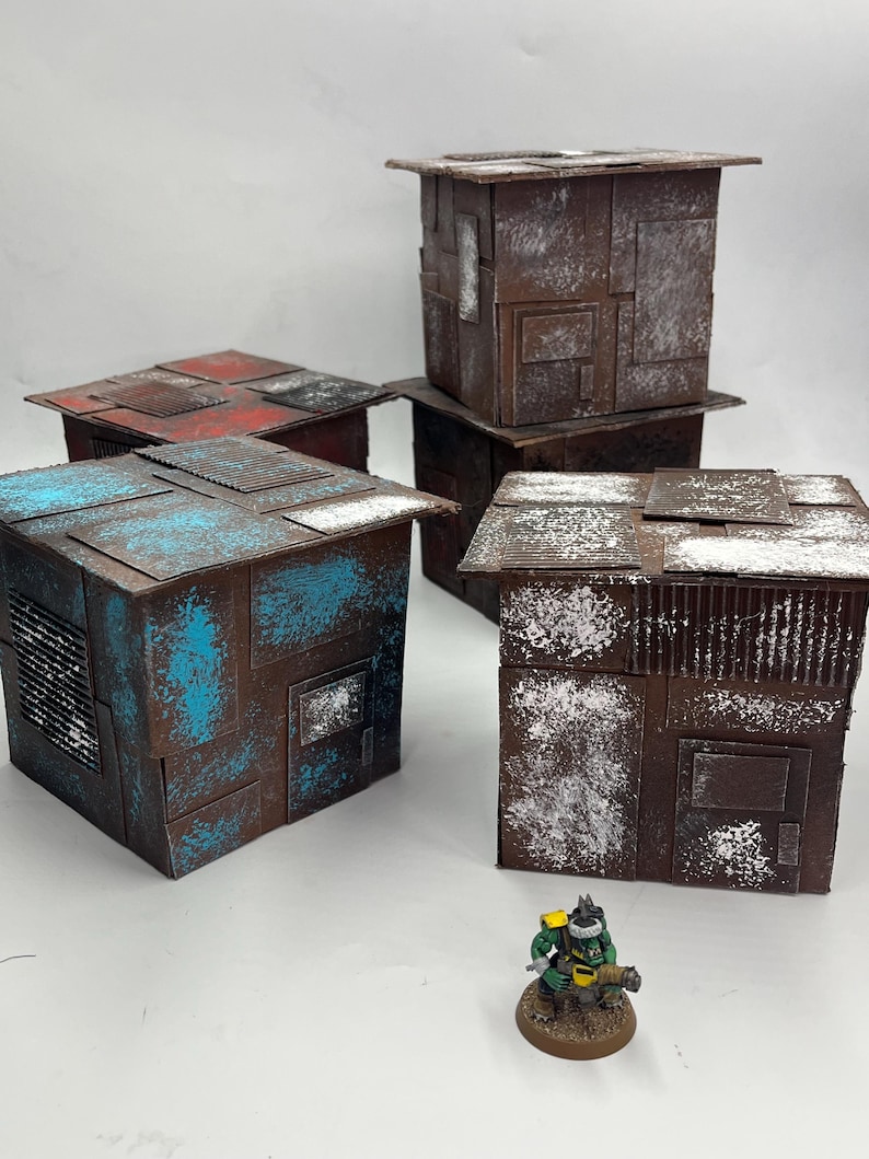 Wargaming Terrain Scrap Hutts Building Compatible With Necromunda ...