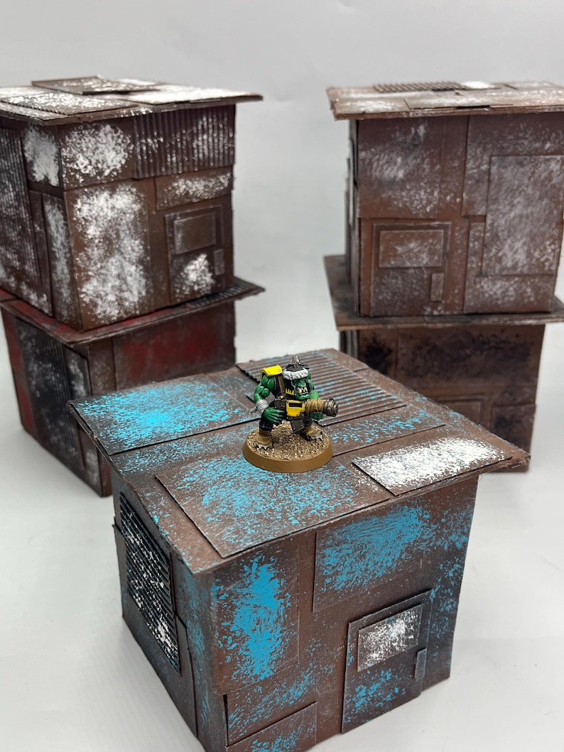 Wargaming Terrain Scrap Hutts Building Compatible With Necromunda ...