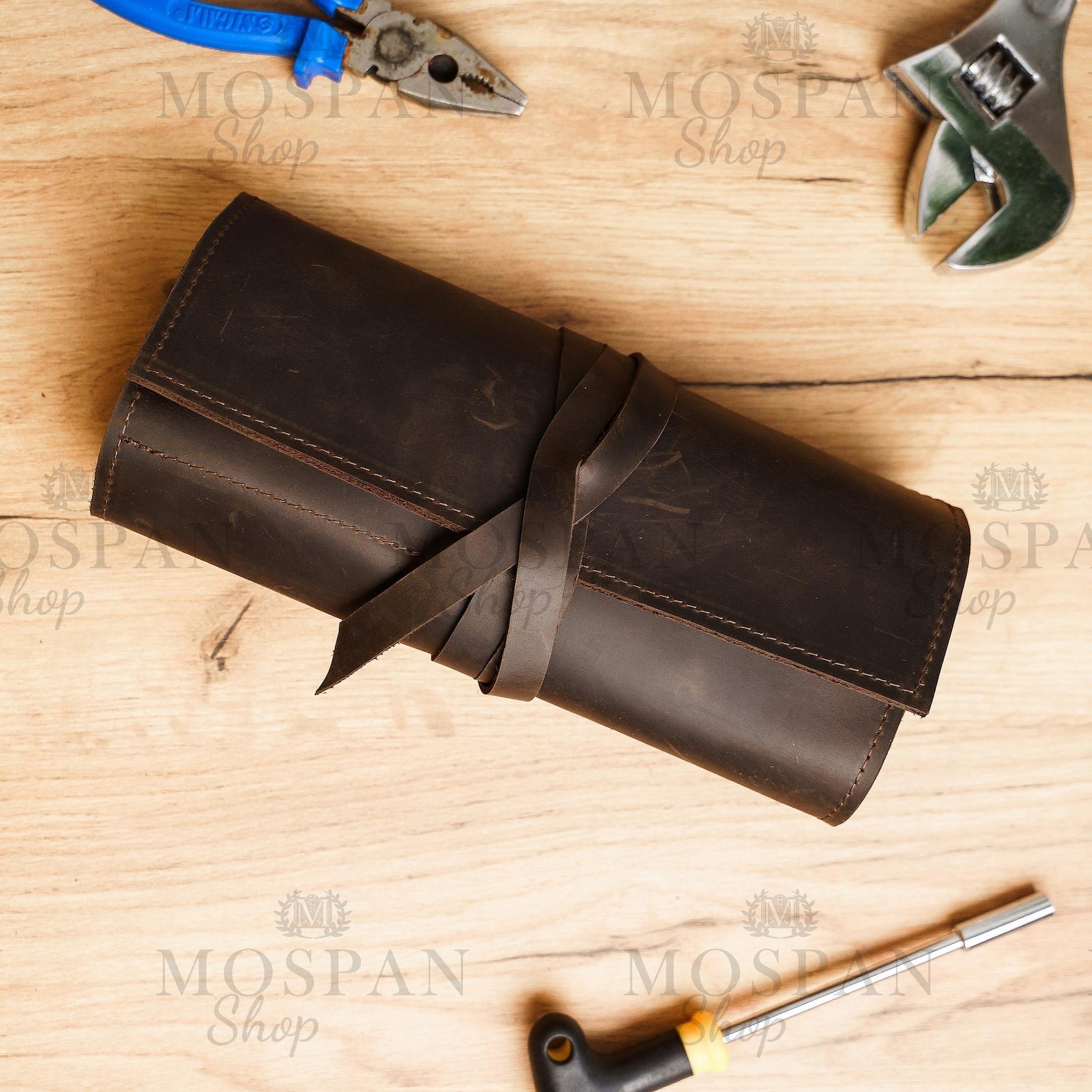 Custom Tool Roll, Leather Tool Case, Roll up Tool Bag, Leather Tool ...