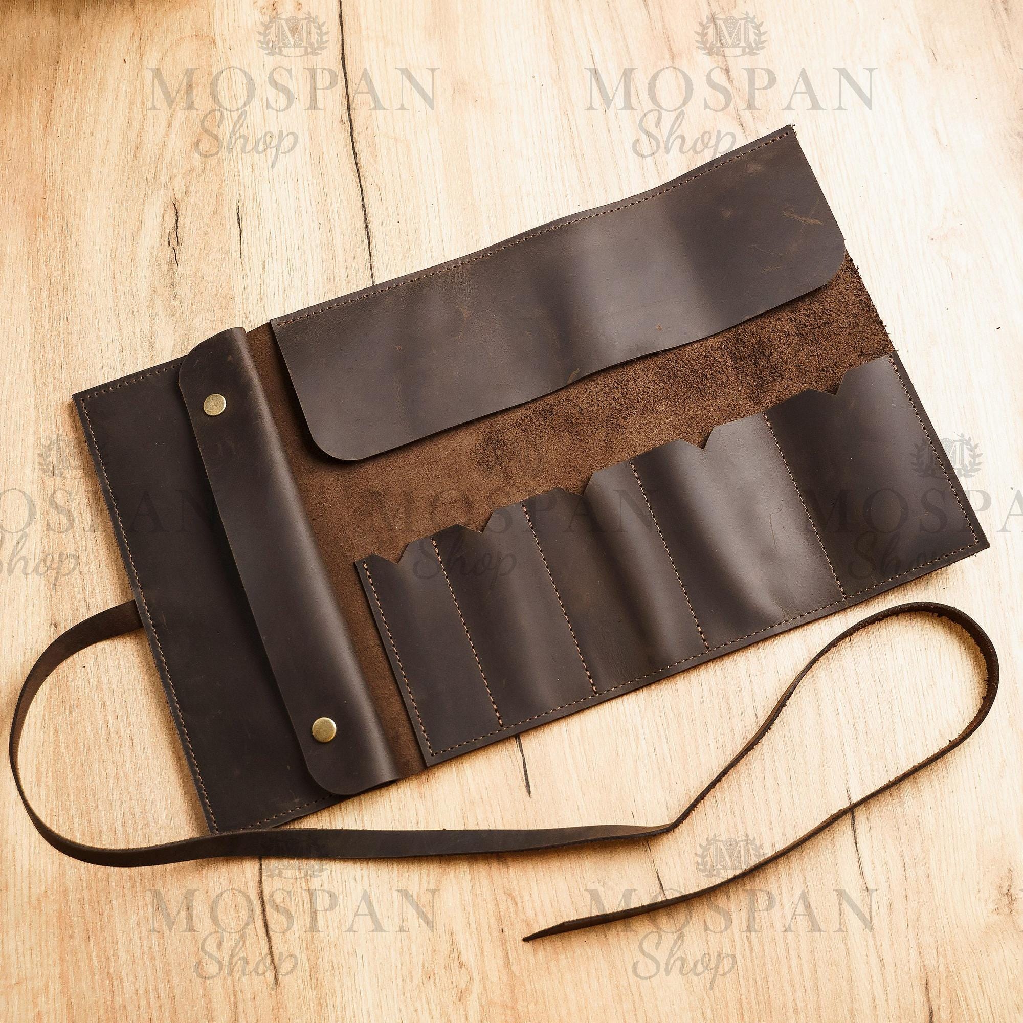 Custom Tool Roll, Leather Tool Case, Roll up Tool Bag, Leather Tool ...