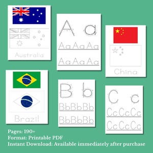 Alphabet Tracing Worksheets for Kids Alphabet Worksheets Printable ...