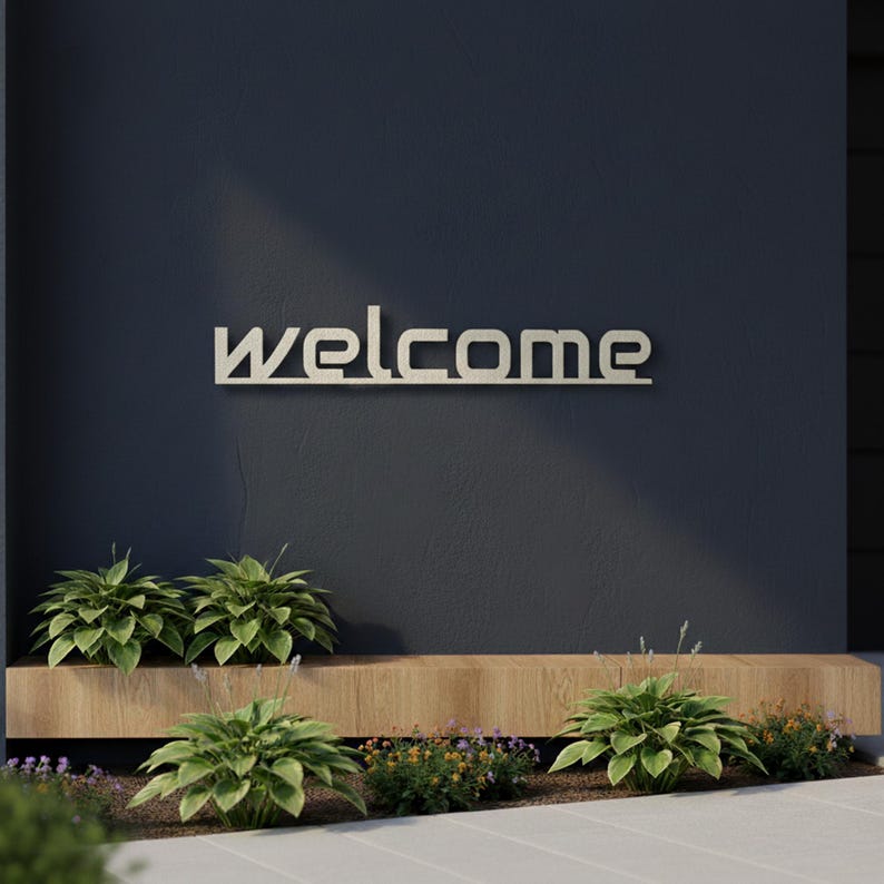 Custom Metal Word Sign – Personalized Wall Decor by Custommetalneon ...