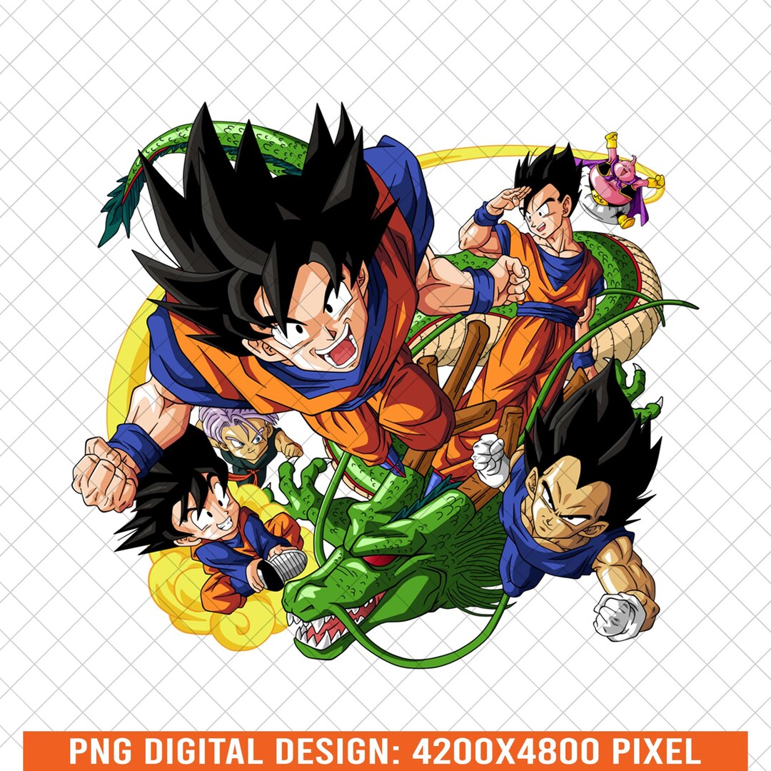 Dragon Ball PNG, Anime Character Design Bundle, Anime Mega Bundle Png ...