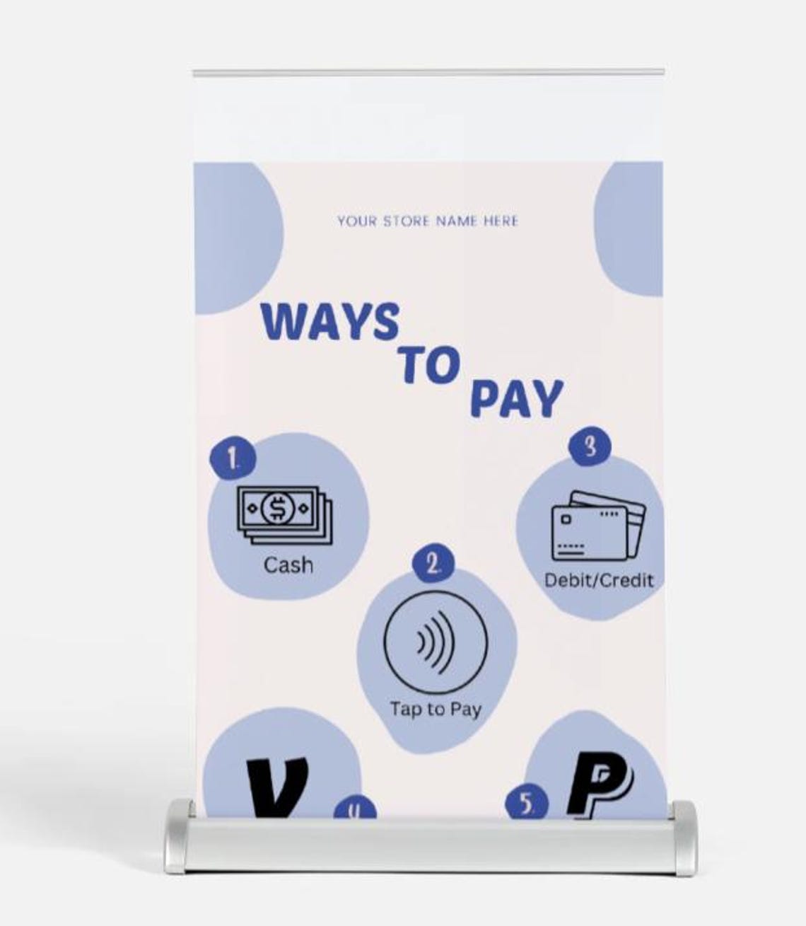 Ways to Pay Sign for Store - Etsy