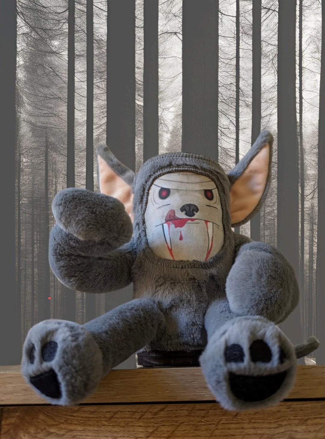 Chupacabra Bamboo Plush Toy With Secret Storage Compartment ...