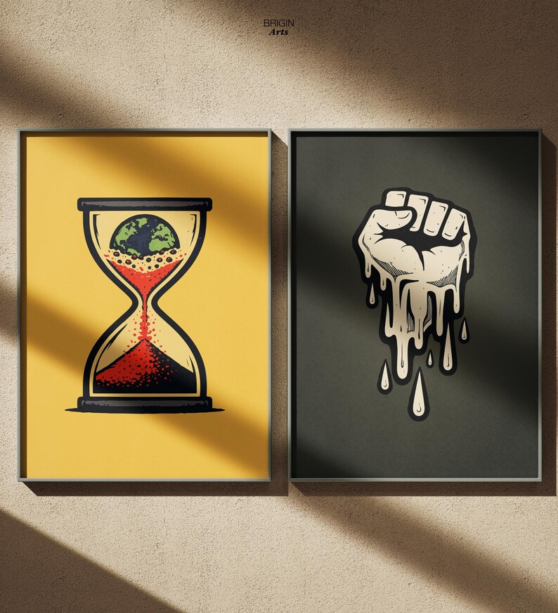 Climate Change Posters | System Failure Activist Art Bundle (digital ...