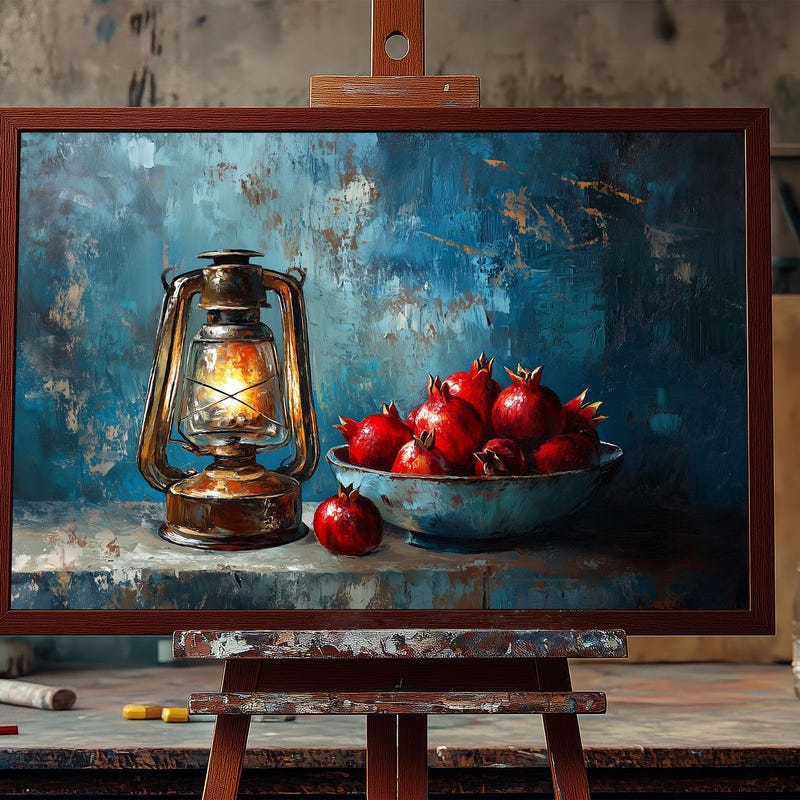 Hand Painted Oil Lanterns - Etsy