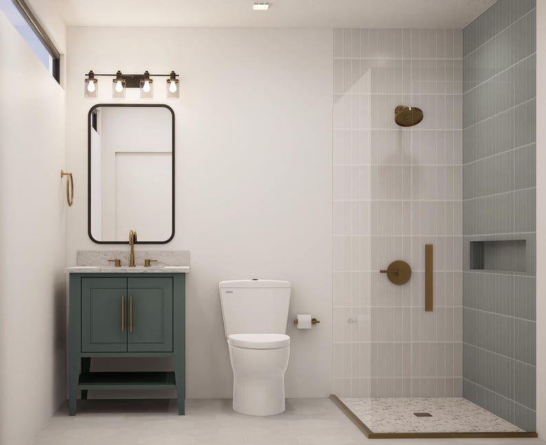 Mid-century Modern Level 2 Home Design - Full Design for Every Room ...