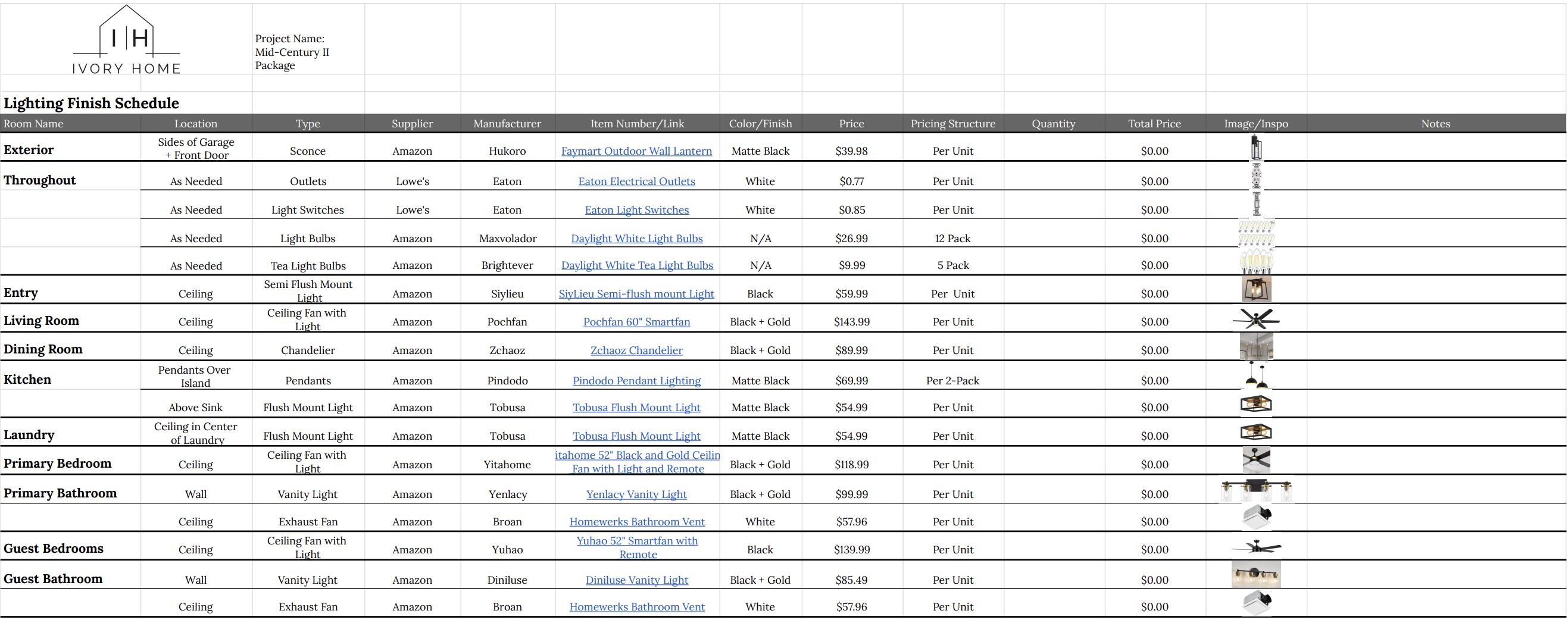 Mid-century Modern Level 2 Home Design - Full Design for Every Room ...