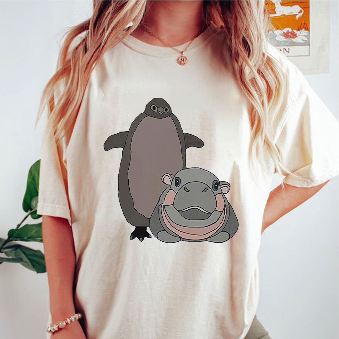 Pesto the Penguin Vs Moo Deng Funny Dank Meme Png, Gift for Woman and ...