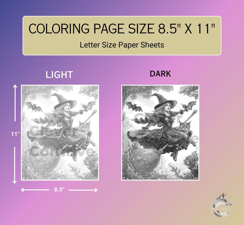 Bad Witches Coloring Pages, Adult and Kids Coloring Books, Bad Witches ...