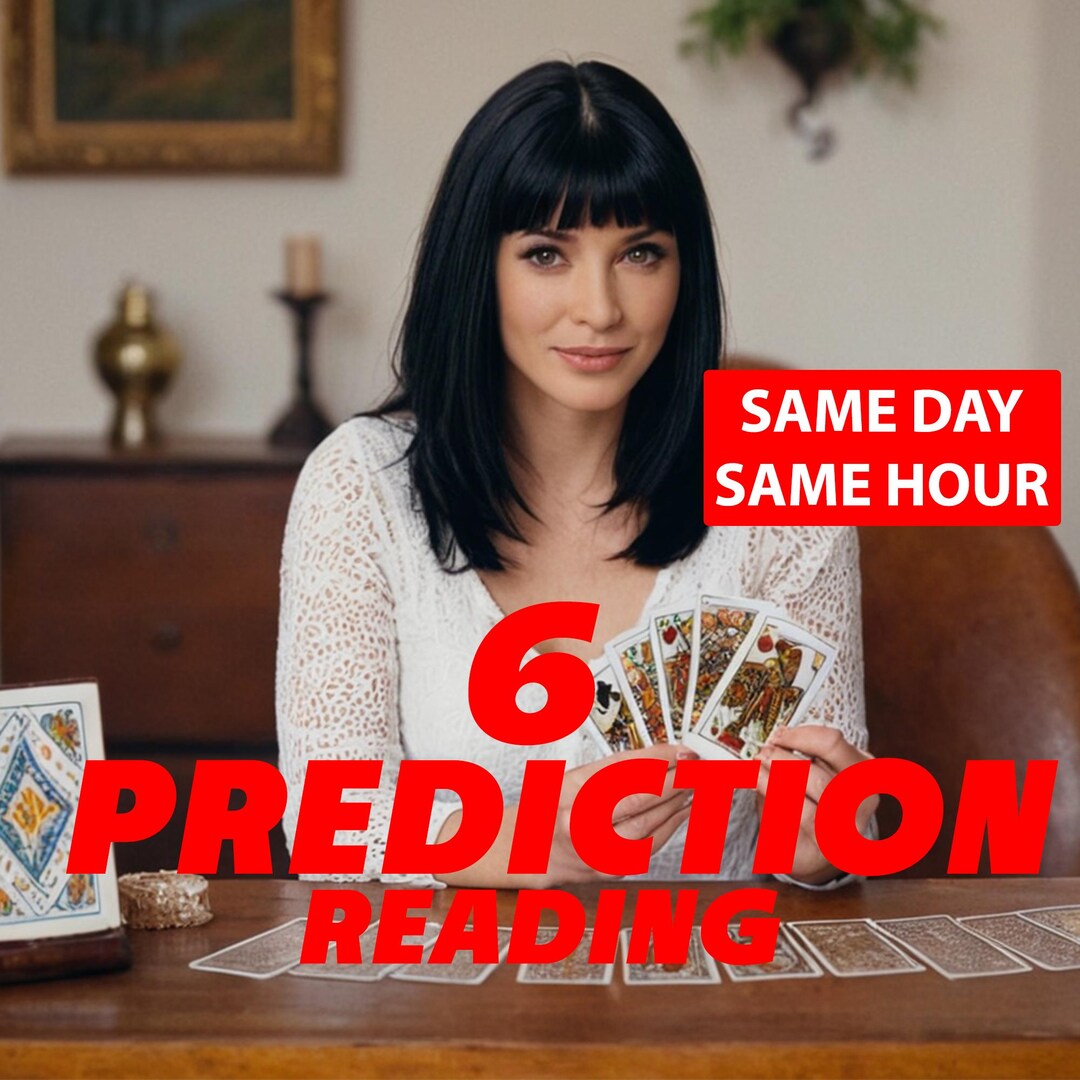 6 Future Predictions Psychic Reading: Same Day Tarot Guidance - Etsy