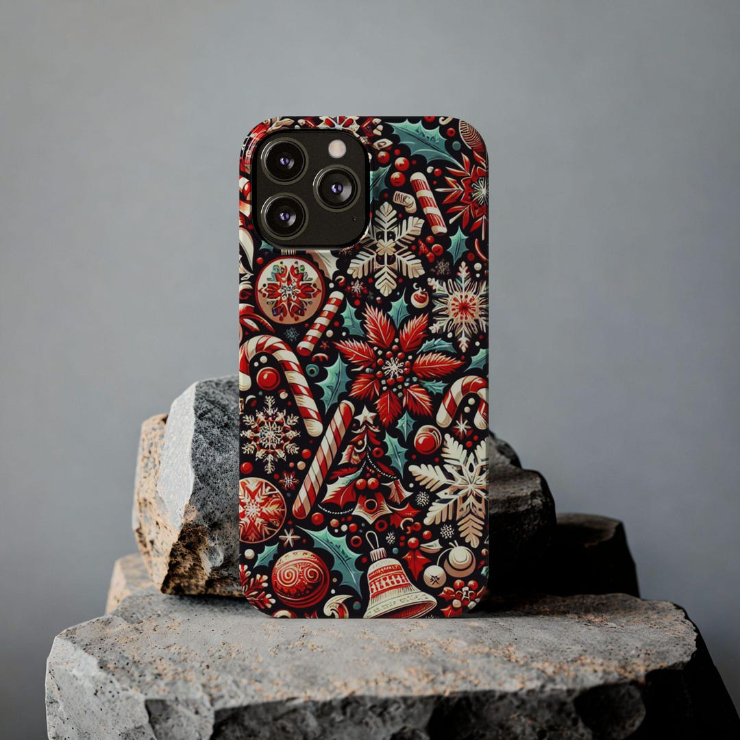 IPhone Candy Cane Slim Case - Etsy