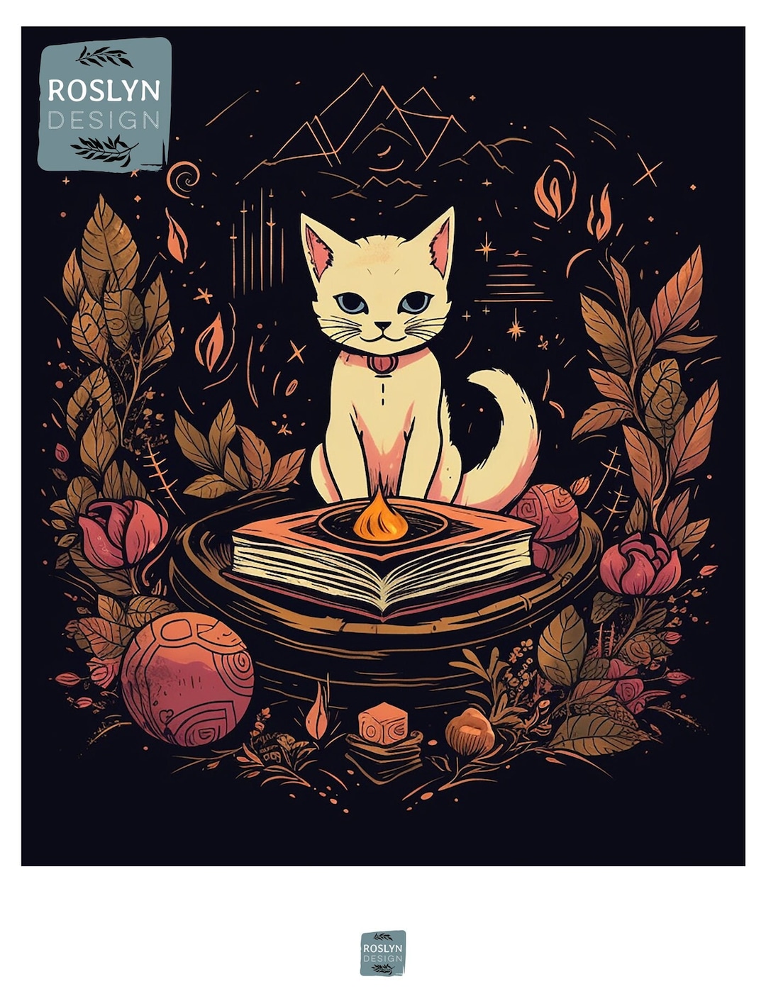 Cat Seance Summoning Circle DIGITAL DOWNLOAD - Etsy