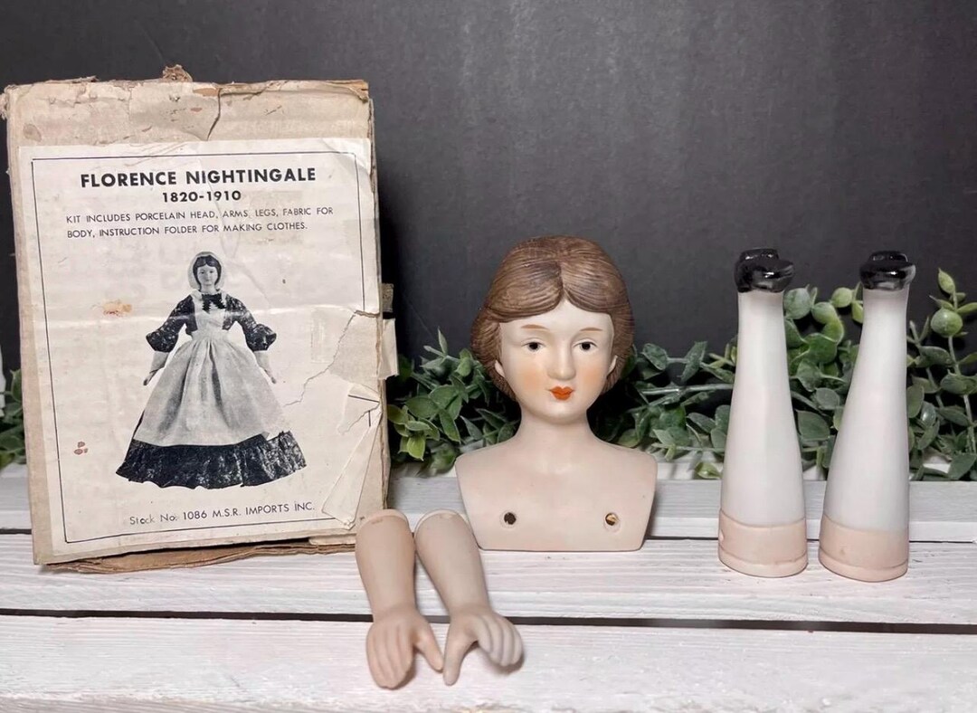 1979 Florence Nightingale Doll Making Kit Vintage - Etsy