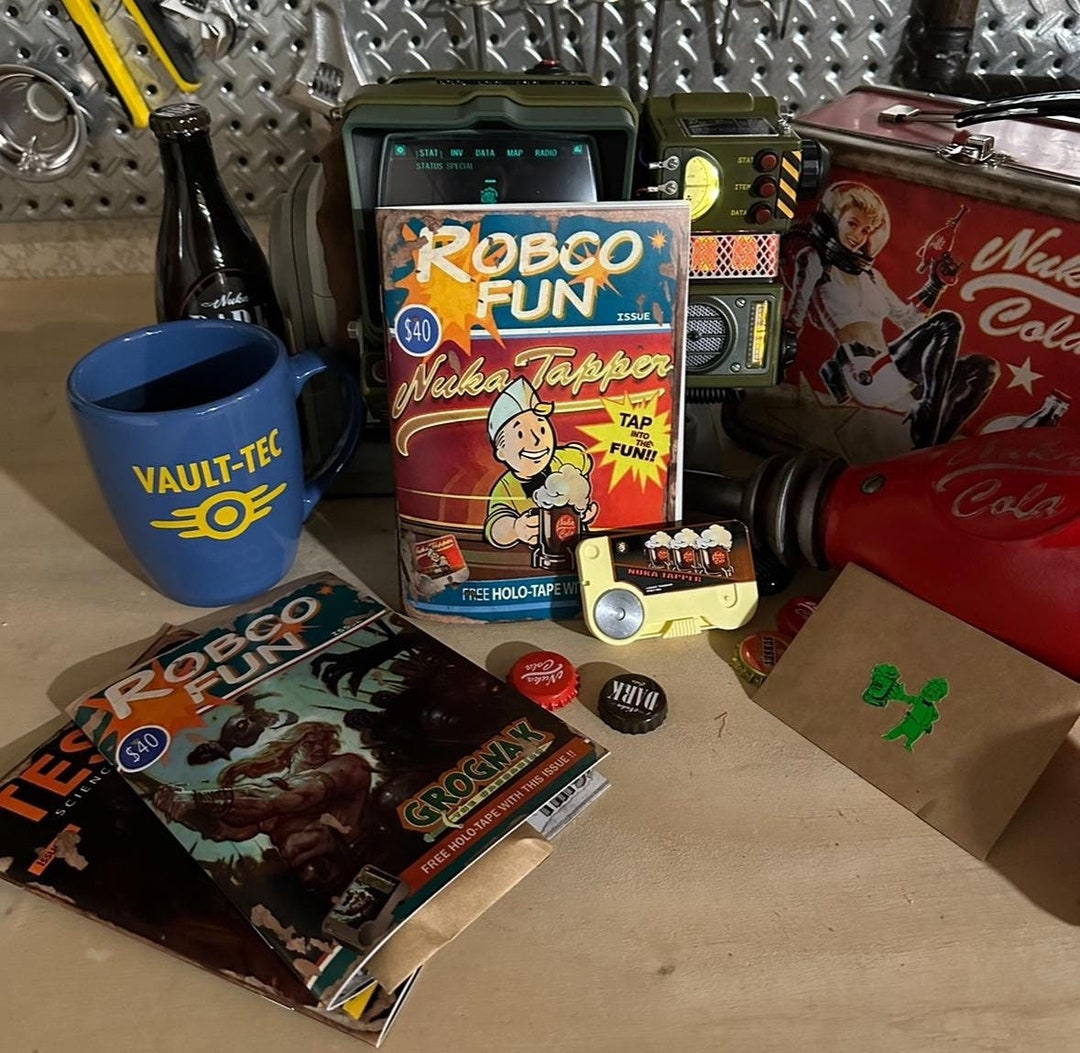 Robco Fun Holotape and Magazine (5”x7”), Nuka Tapper Edition. - Etsy