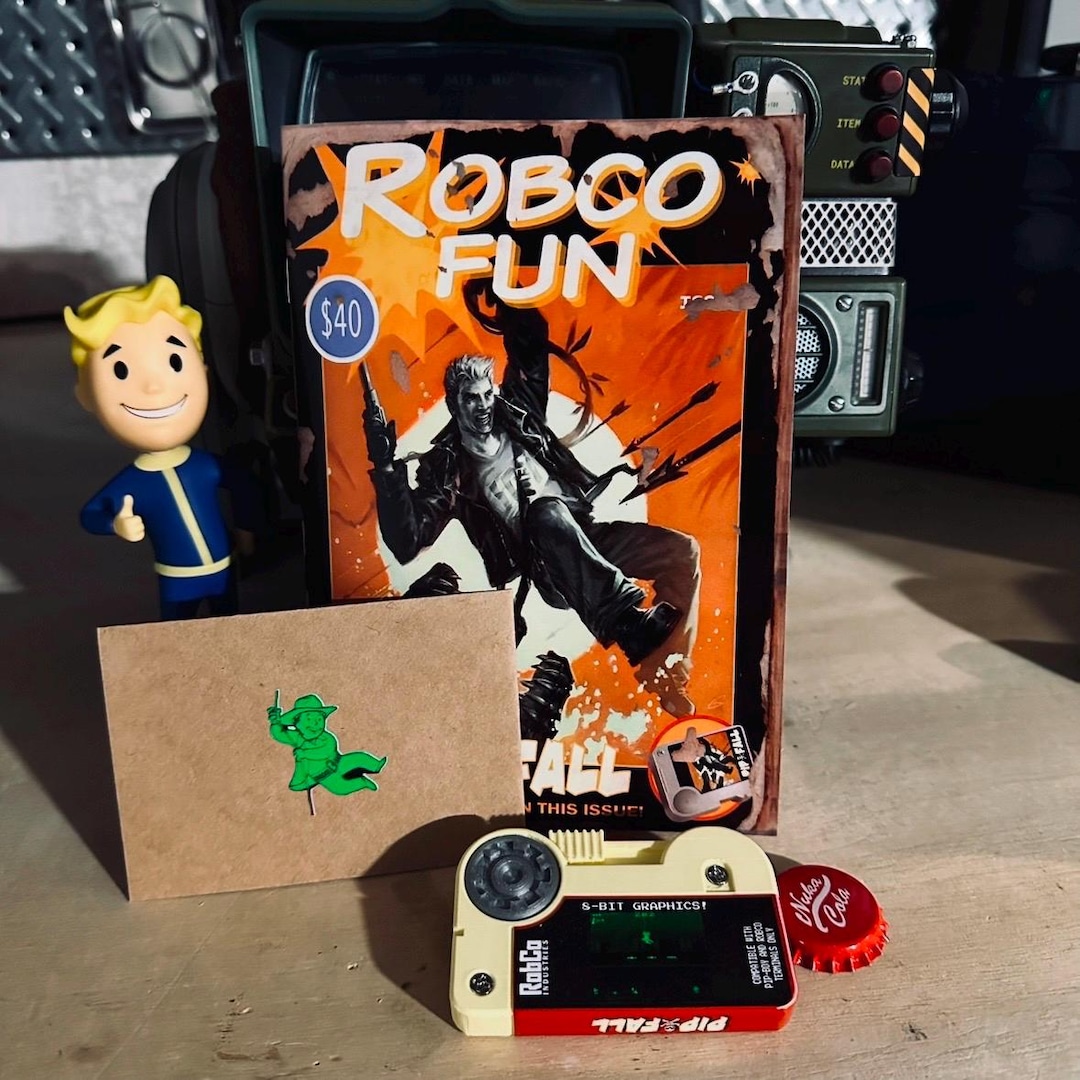 Robco Fun Holotape and Magazine (5”x7”), Pipfall Edition. - Etsy