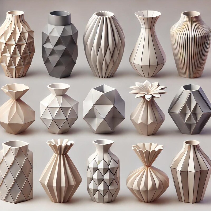 Geometric Vase - Etsy