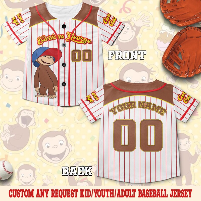 Curious George Shirt - Etsy