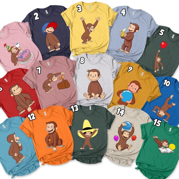 Curious George Shirt - Etsy