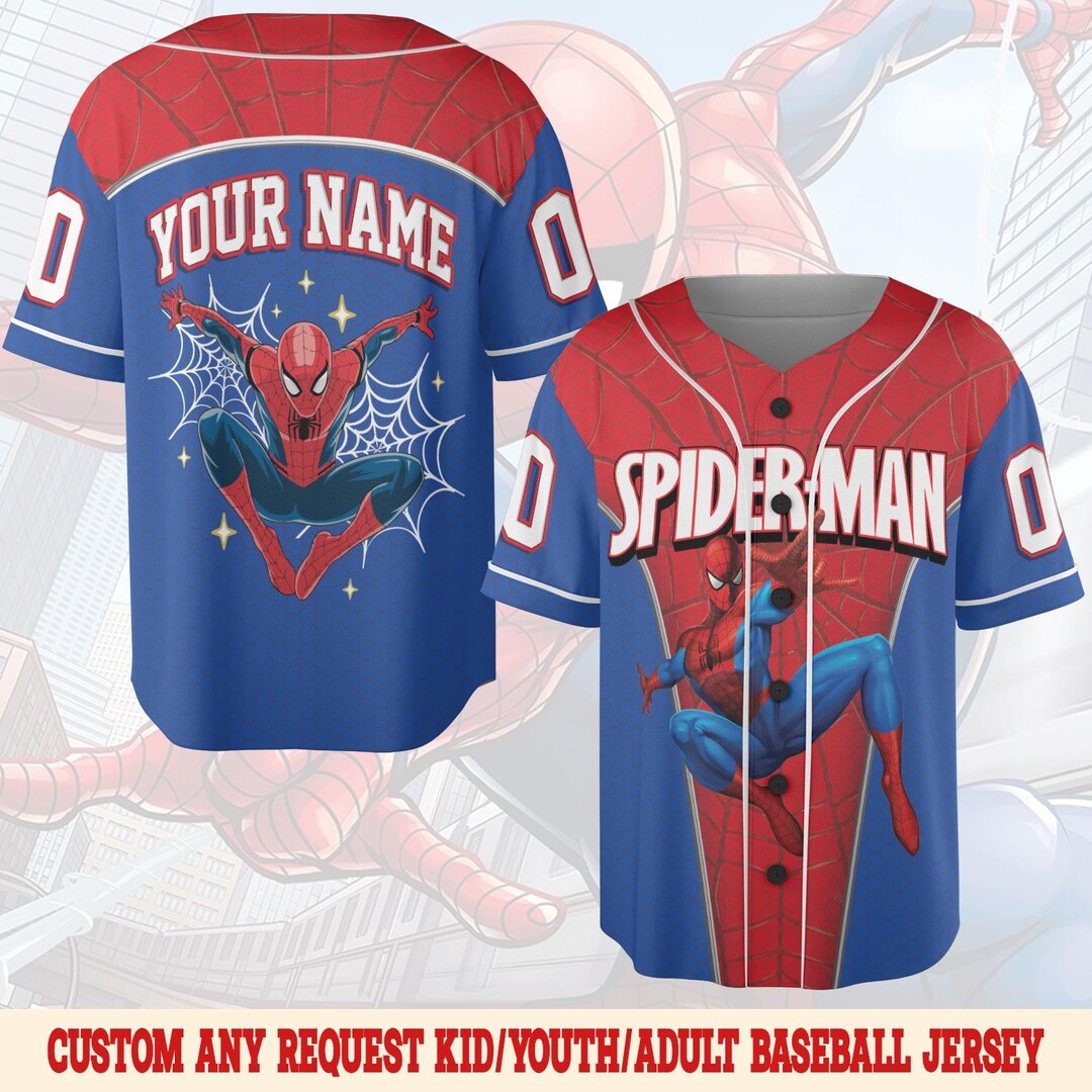 Personalized Spidey and His Amazing Friends Baseball Jersey/custom ...