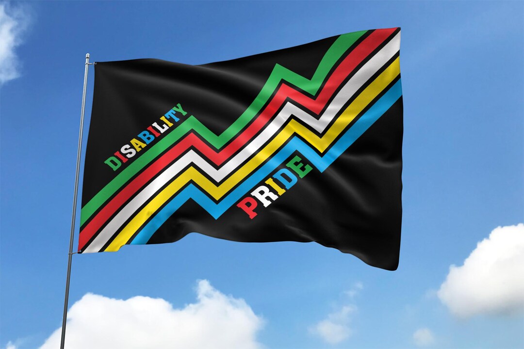 Disability Pride House Flag, Disability Pride Month Flag, Disability ...