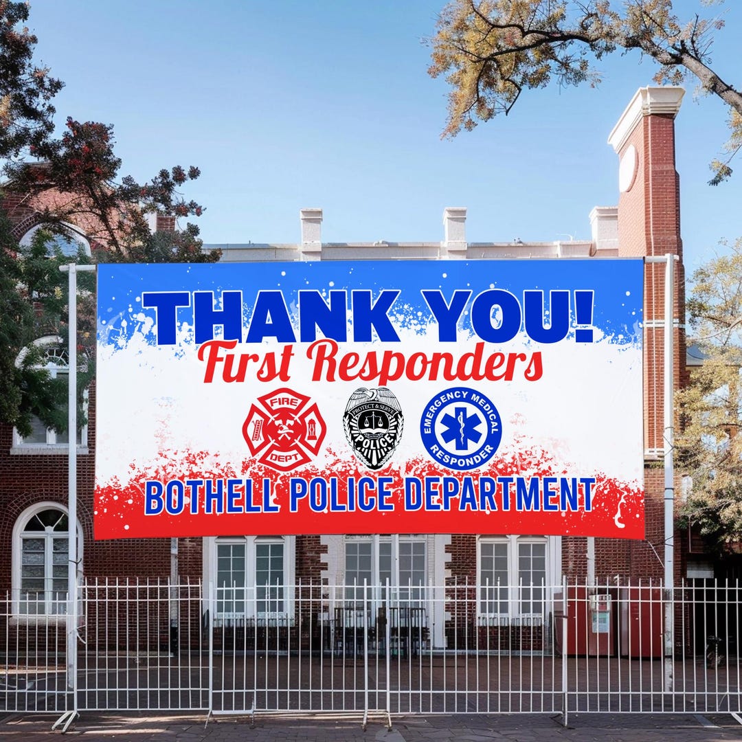 First Responders Appreciation Banner, National First Responders Day ...