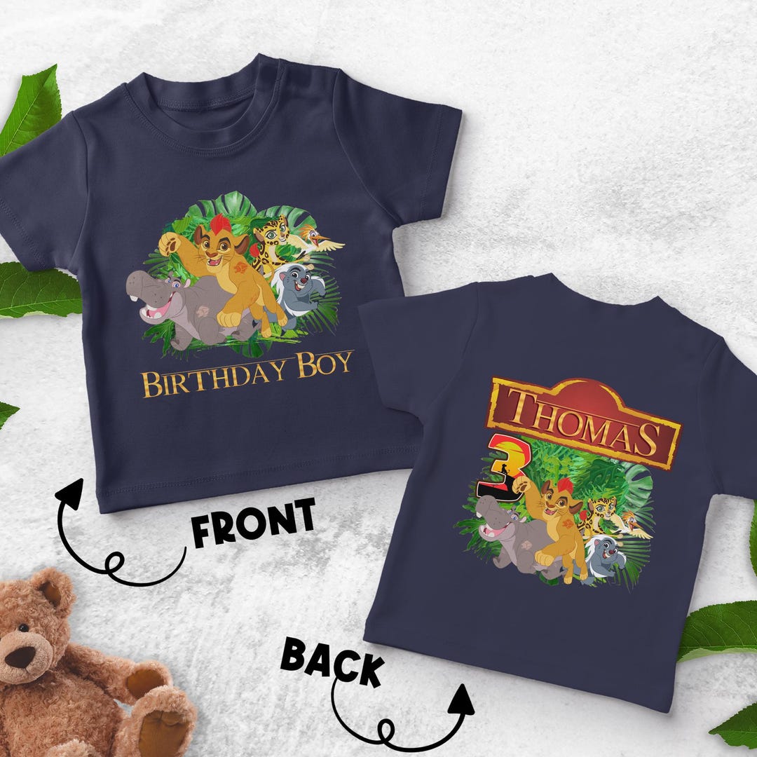 Disney Lion Guard Birthday Youth Toddler T-shirt, Lion Guard Shirt ...