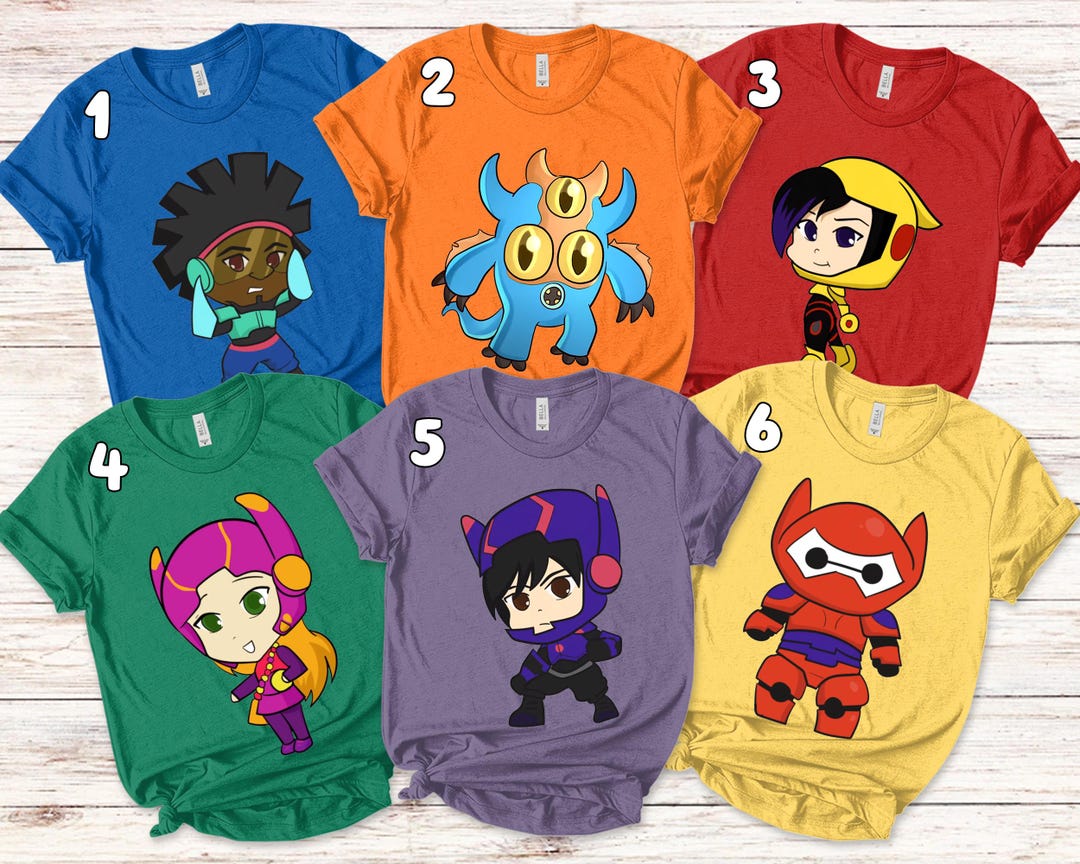 Baymax Shirt, Epcot Big Hero 6 Shirt, Super Hero Shirt, Big Hero Six ...