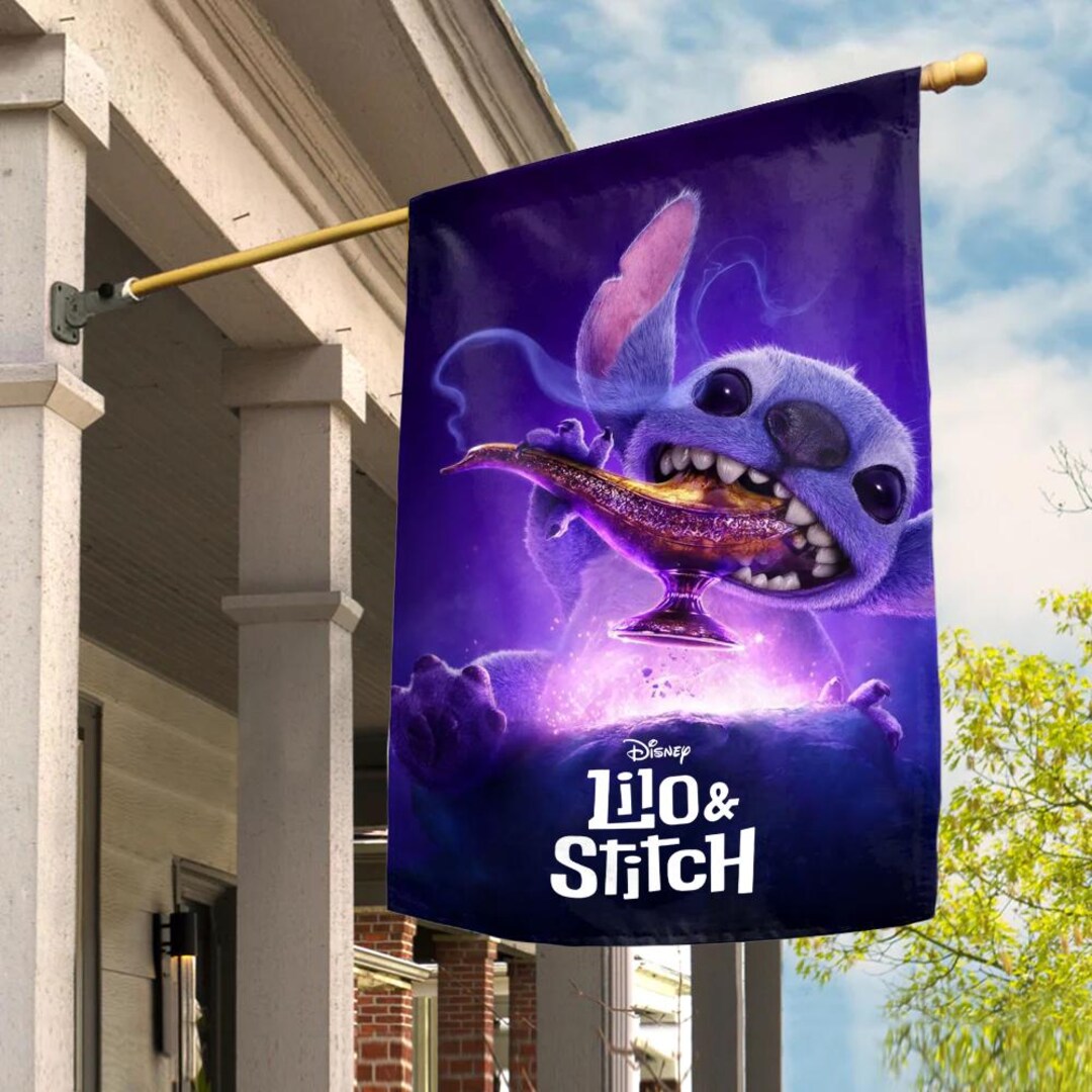Lilo and Stitch 2025 Flag/disney's Lilo and Stitch Ohana Welcome Flag ...