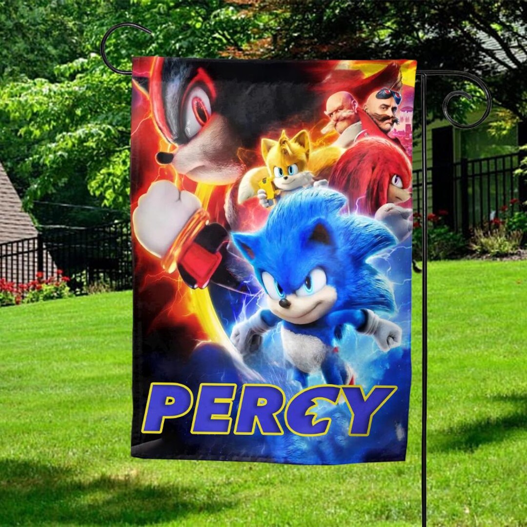 Custom Sonic the Hedgehog Flag/personalized Sonic 3 Hedgehog Flag ...