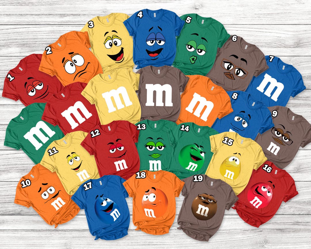 M&m's Halloween Costume Shirt/m and M Matching Family Shirt/family ...