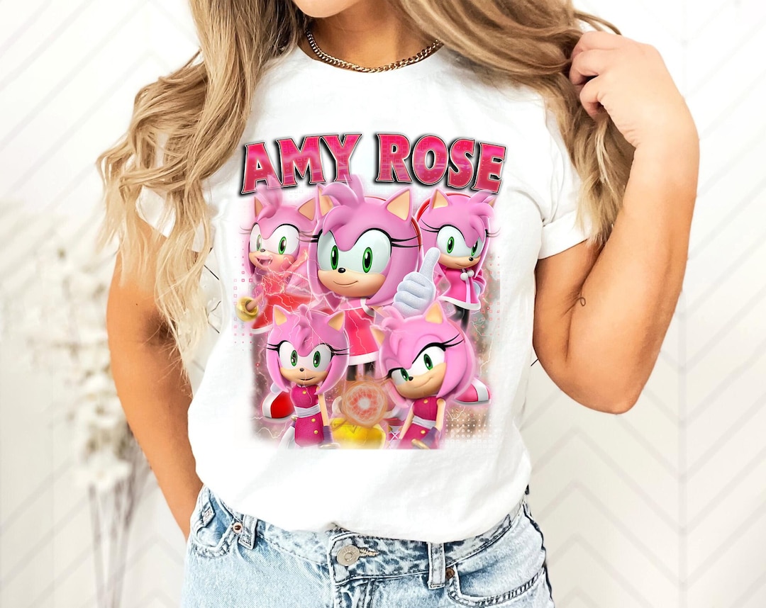 Amy Rose Shirt, Sonic the Hedgehog 3 Shirt, Amy Rose Hedgehog Shirt ...