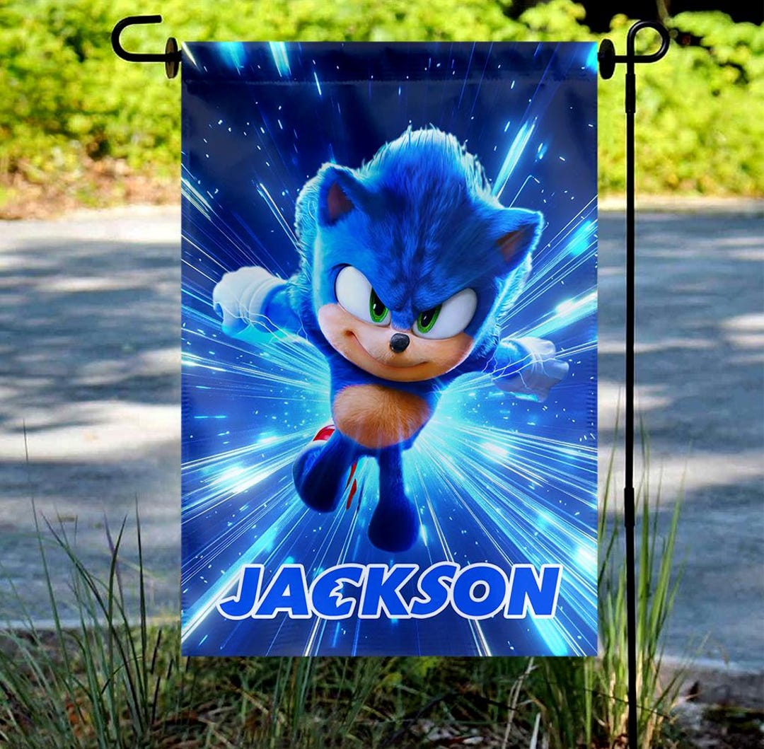 Custom Sonic the Hedgehog Flag/personalized Sonic 3 Hedgehog Flag ...