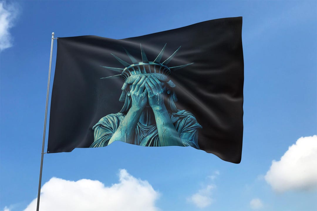 Resist Statue of Liberty House Flag, Feminist Pro Choice Statue of ...