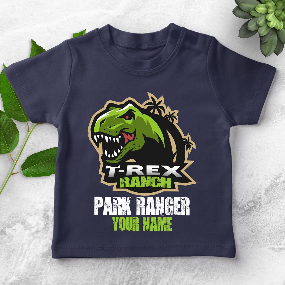 T-rex Ranch Park Ranger Shirt, T-rex Ranch Park Ranger Shirt, T-rex ...