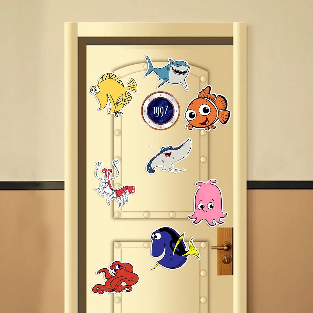 Disney Finding Nemo Inspired Magnet,disney Family Cruiseship Stateroom ...