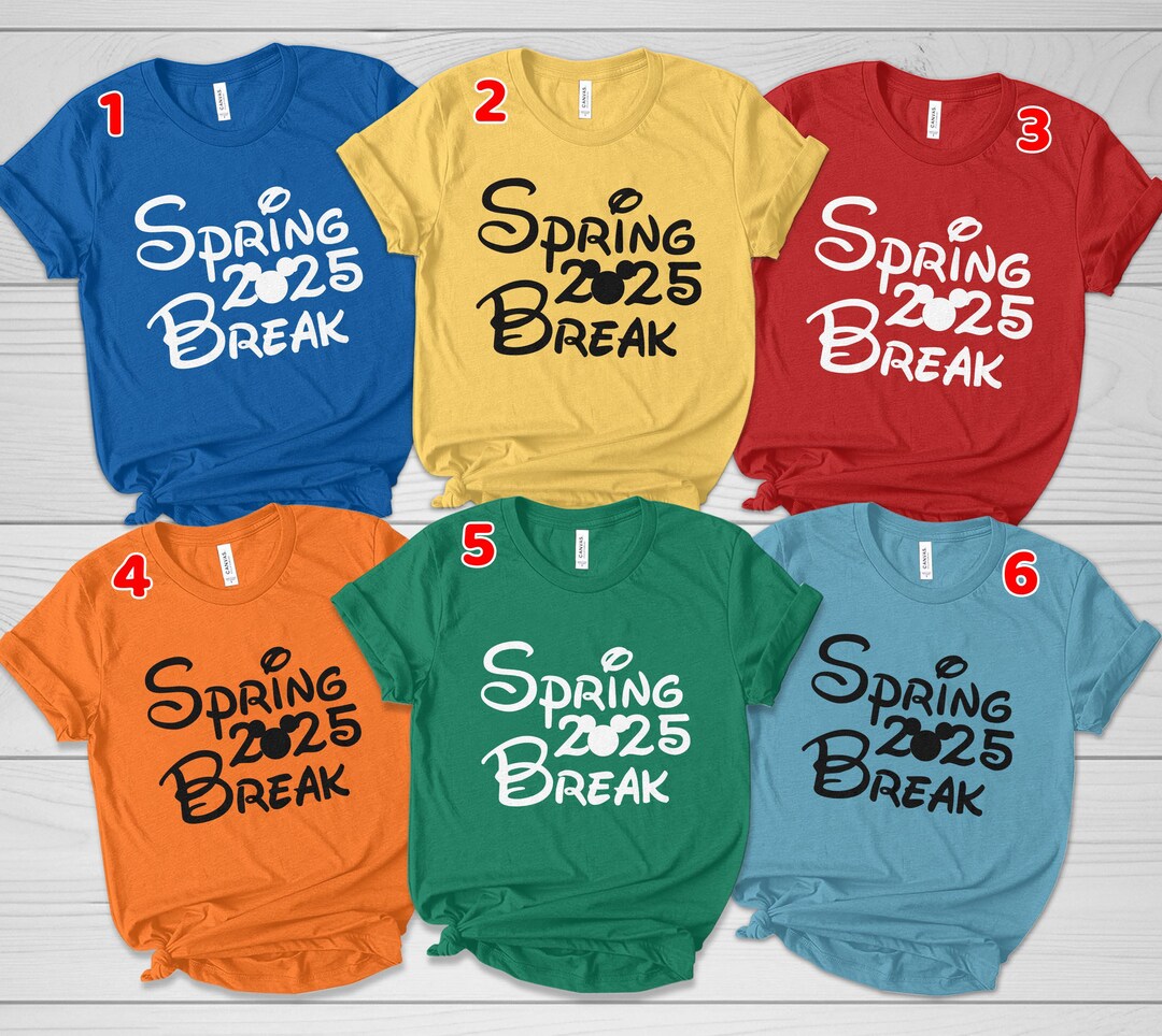 Disney 2025 Spring Break Squad Shirt/disney Family Shirt/disneyland ...