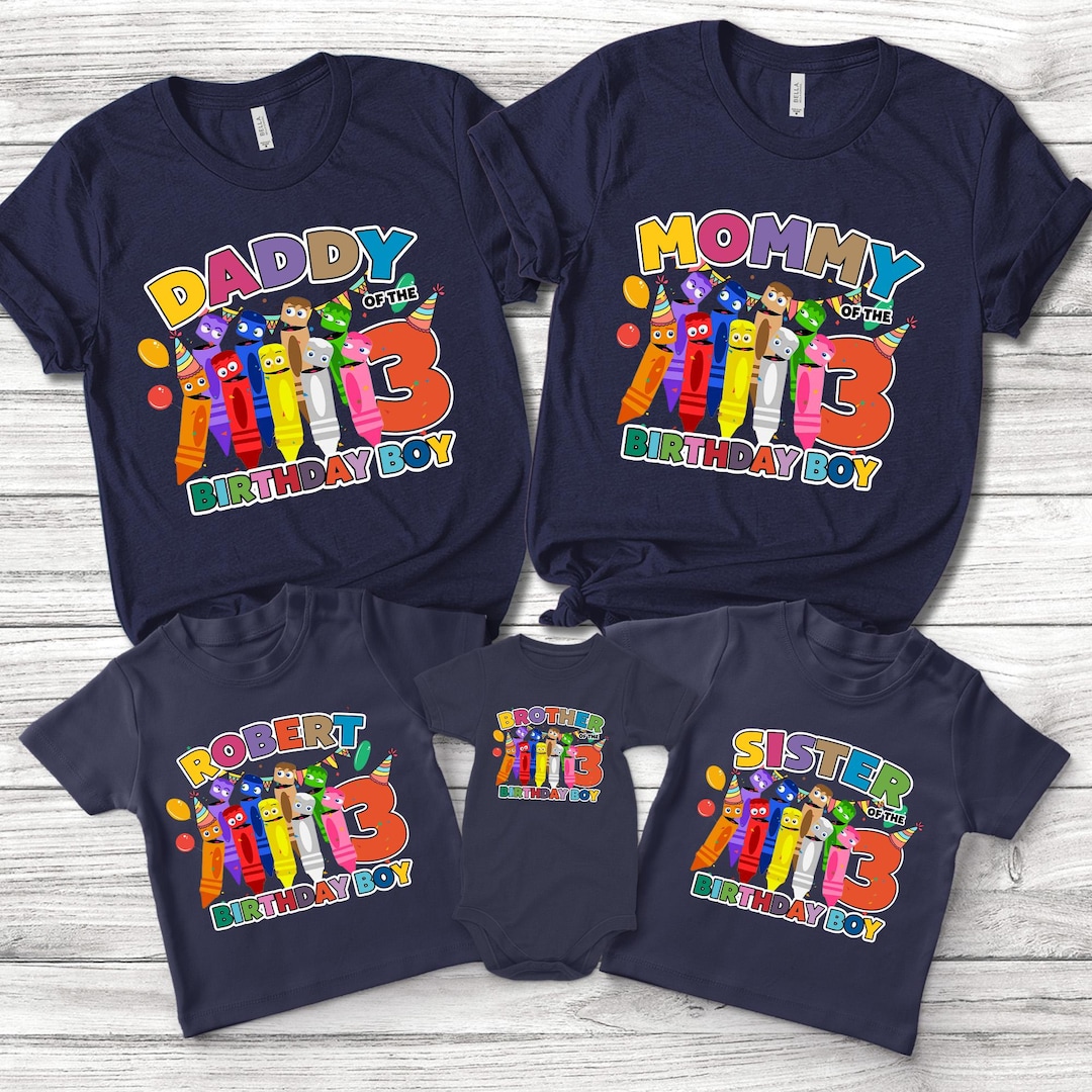 Color Crew Shirt Color Crew TV Birthday Shirts/color Crew TV Birthday ...
