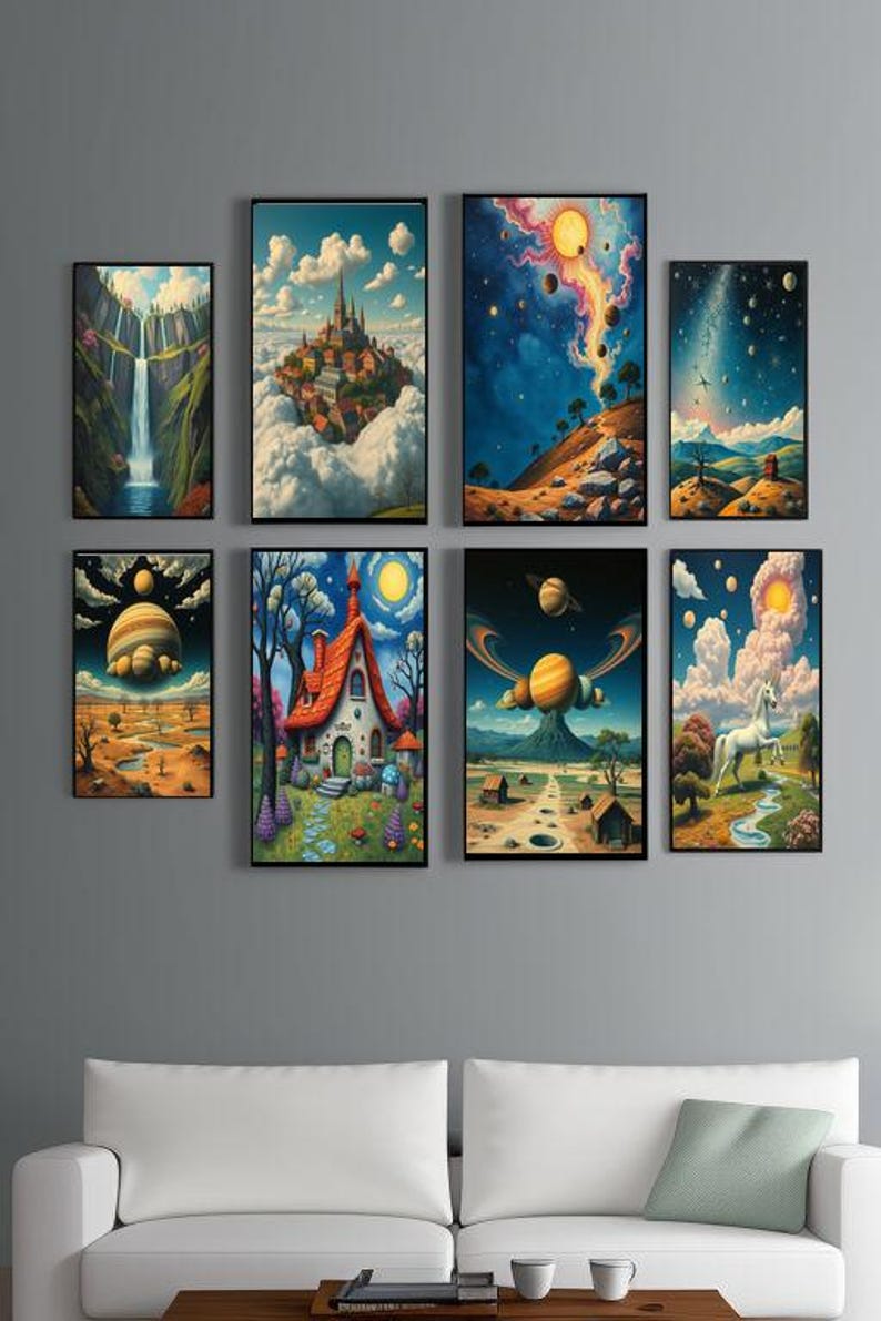 Dreamscape Art Collection 40 Surreal Fantasy Prints Subconscious Decor ...