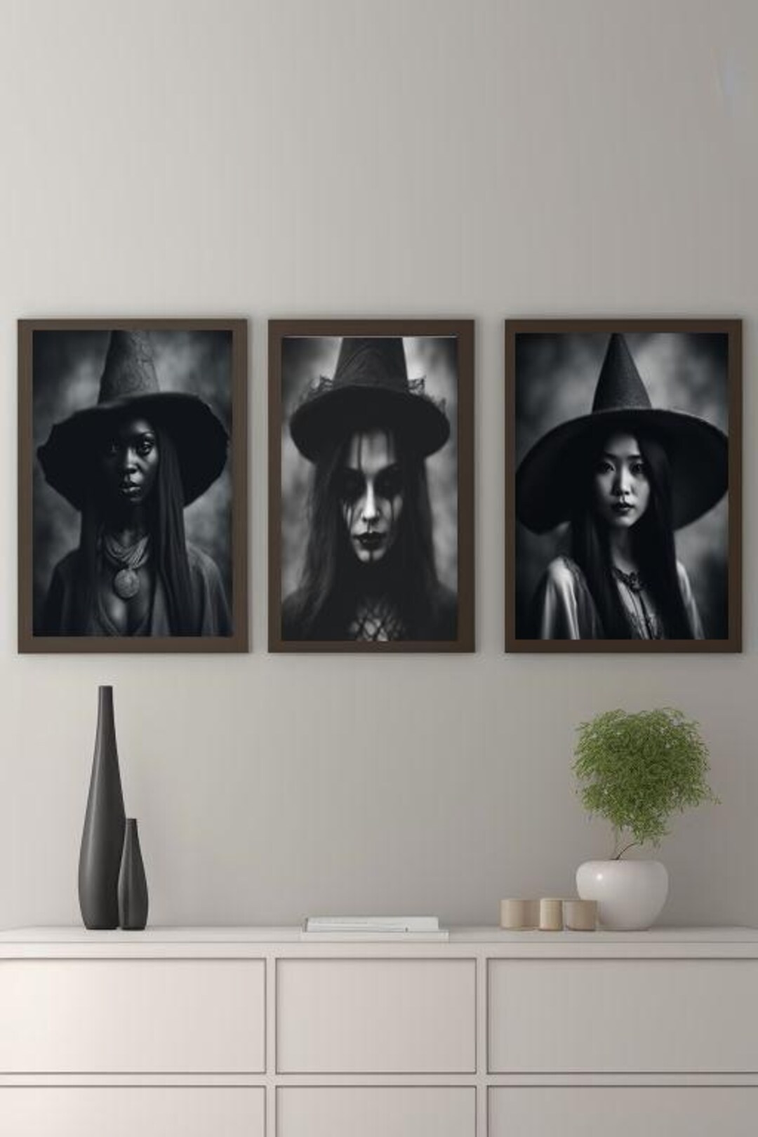 Witch Art Prints: Realistic Gothic Home Decor (digital Download) - Etsy