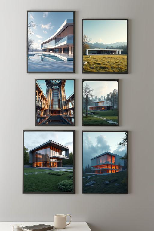 Architecture Art Collection | 34 Structural Art Prints | Urban Design ...