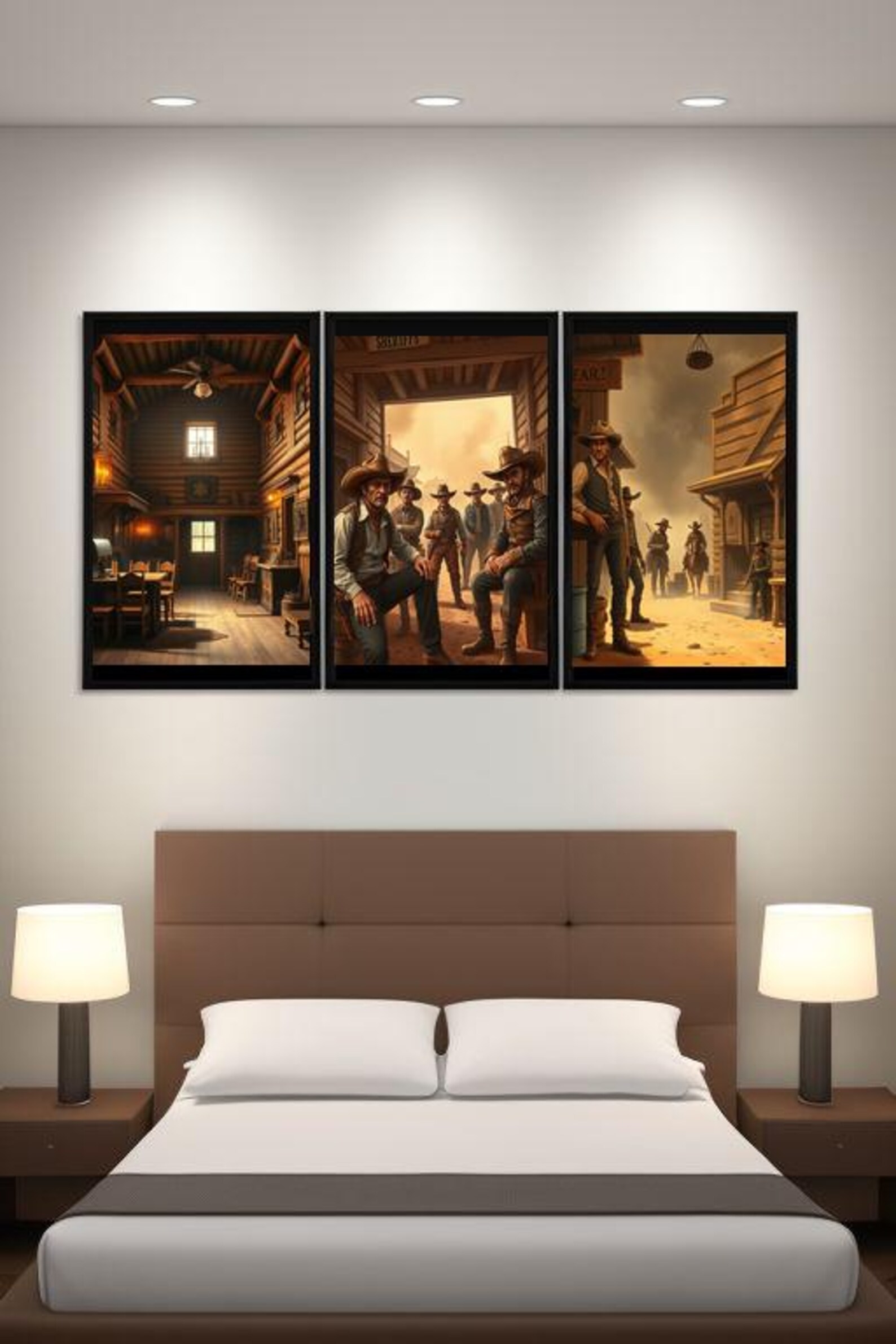 Cowboy Art Prints: Old West Frontier Illustrations (digital Download ...