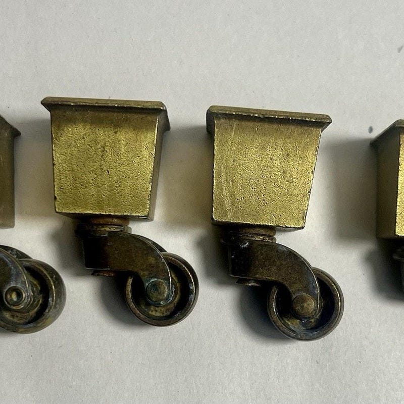 Vintage Caster Wheels - Etsy